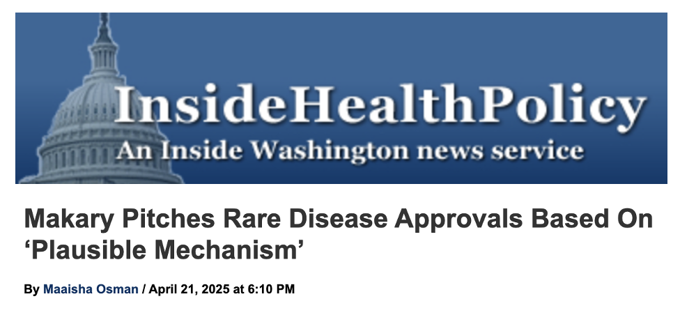 Modernizing FDA for Rare Diseases — The Haystack Project
